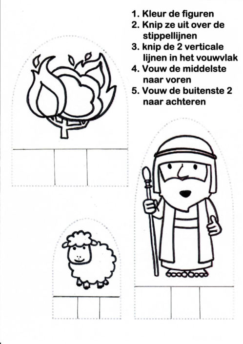 Kleur en knutselen over Mozes bij de verhalen welke jullie horen in de kindernevendienst en ook ...